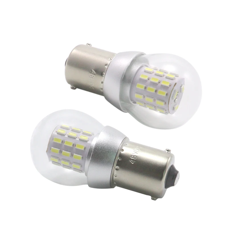 Wholesale 50pcs S25 P21W LED P21/5W Bulbs 6V 12V 24V 48V Light ...