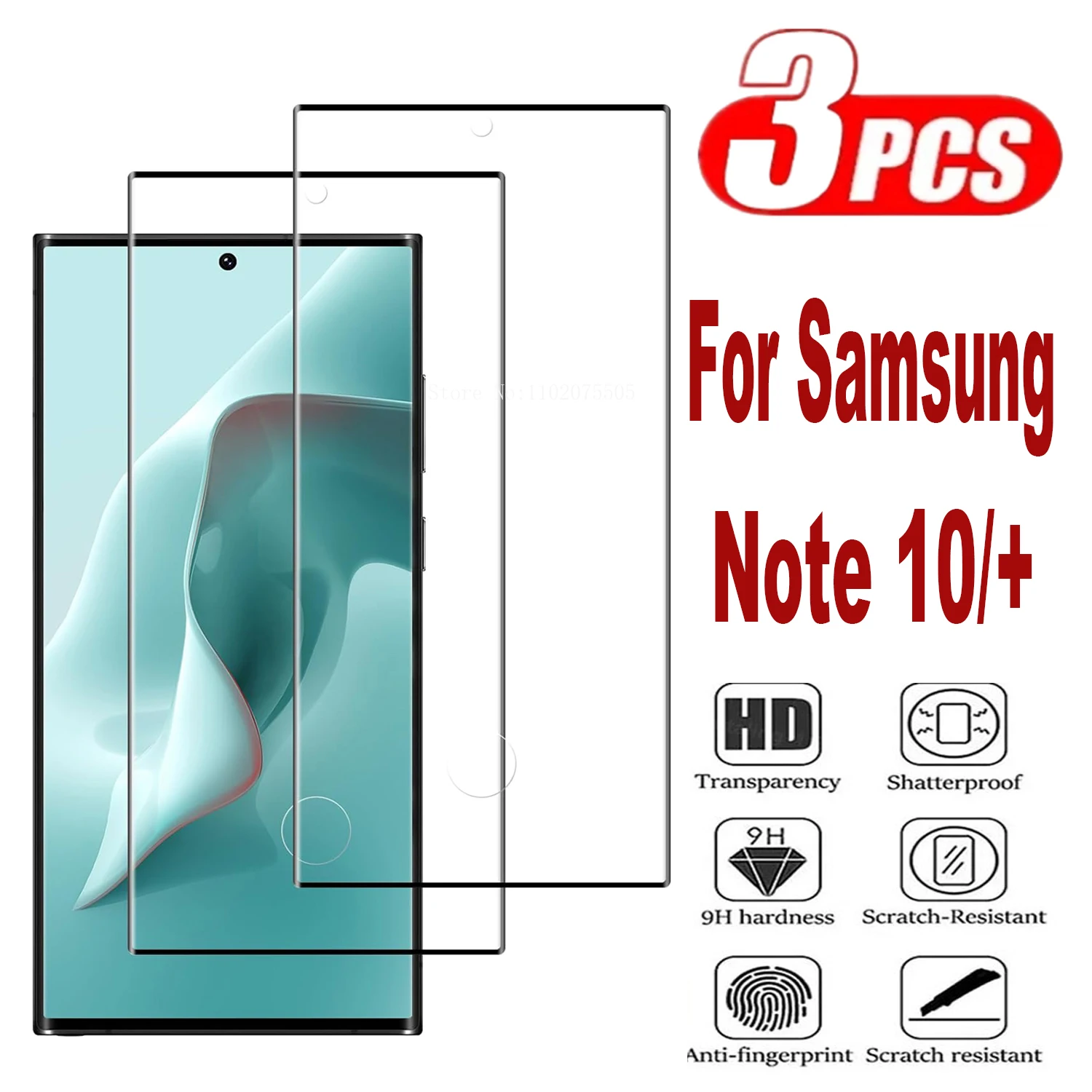 3Pcs-Tempered-Glass-For-Samsung-Galaxy-Note-10-Plus-Note-20-Ultra-3D ...
