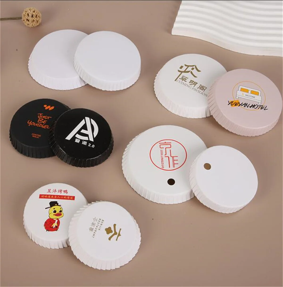 100PCS-Custom-Hotel-Restaurant-Use-Disposable-Printing-Glass-Drink ...