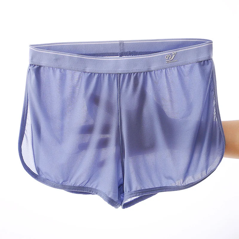 Cool-and-Breathable-Men-s-Ice-Silk-Casual-Shorts-Open-Side-for-Summer ...