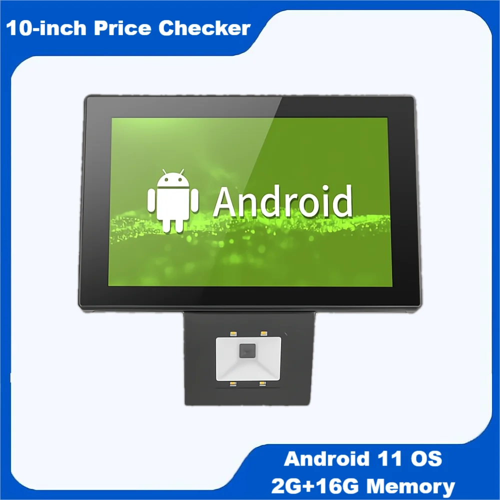 10.1 Inch Screen Android Price Checker Wall Mount POS Terminal With ...