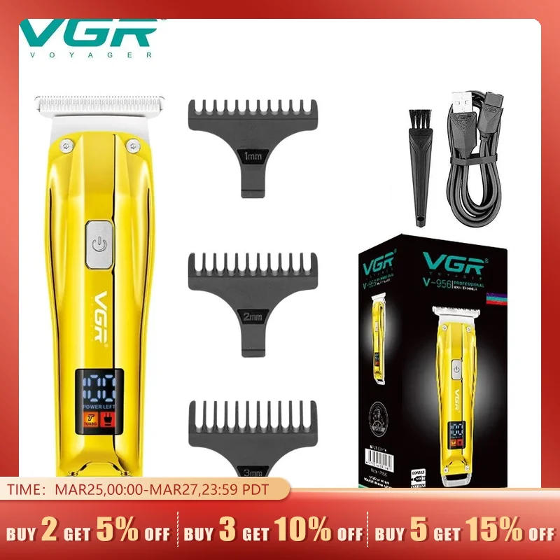 VGR-Hair-Clipper-Electric-Hair-Cutting-Machine-Cordless-Haircut-Machine ...