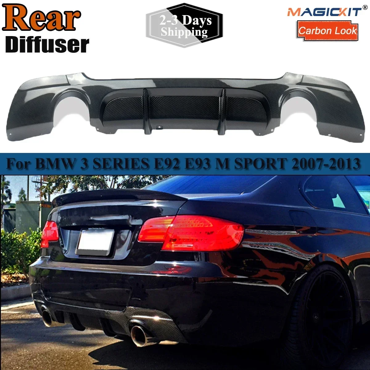 Rear-Bumper-Diffuser-Lip-For-BMW-E92-E93-328i-335i-Coupe-Convertible ...
