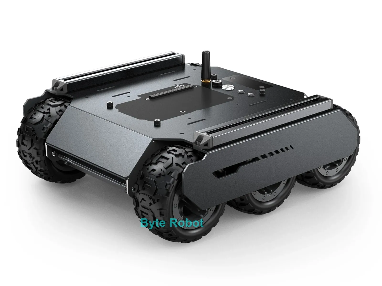 6WD Mobile Robot Car Flexible And Expandable 6x4 Off-Road UGV With Extension Rails and ESP32 ...