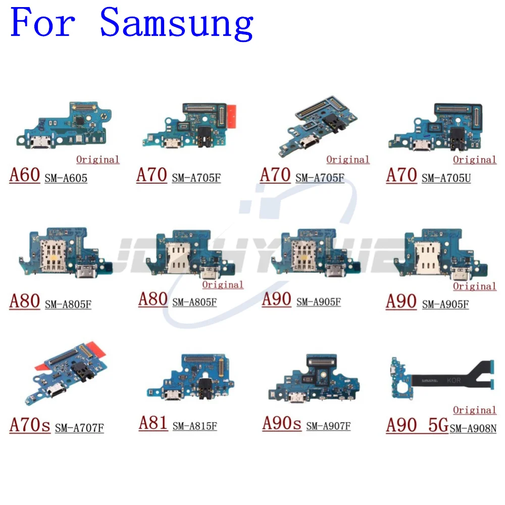Original-USB-Charger-Charging-Port-Dock-Connector-Board-Flex-Cable-For-Samsung-Galaxy-A60-A70 ...