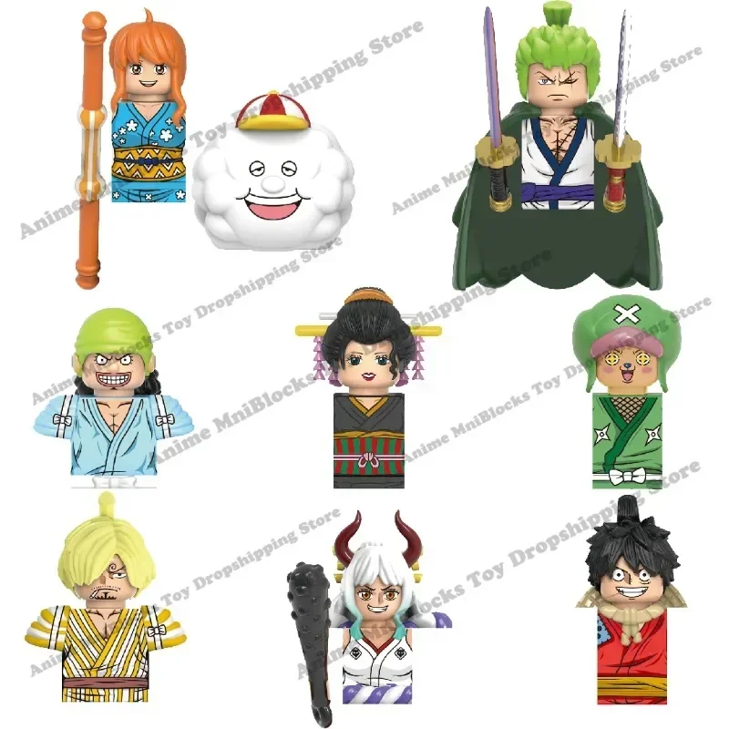Mini-figuras-de-acci-n-de-Wano-Kuni-Hen-Luffy-Zoro-Zeus-Nami-Usopp ...