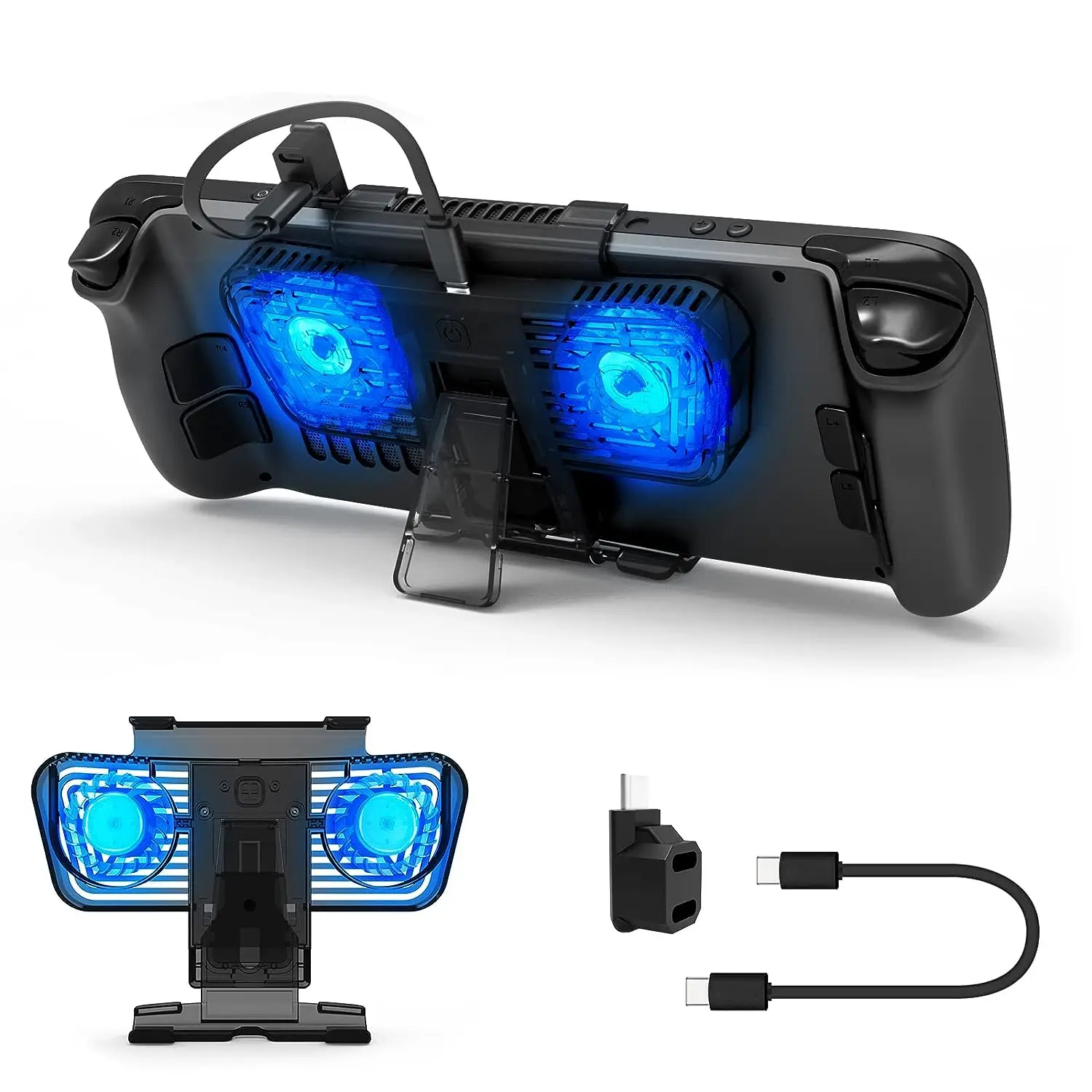 Fan-Cooler-for-ASUS-Rog-Ally-Sonicgrace-Blue-RGB-Cooling-Fan-for-Rog ...