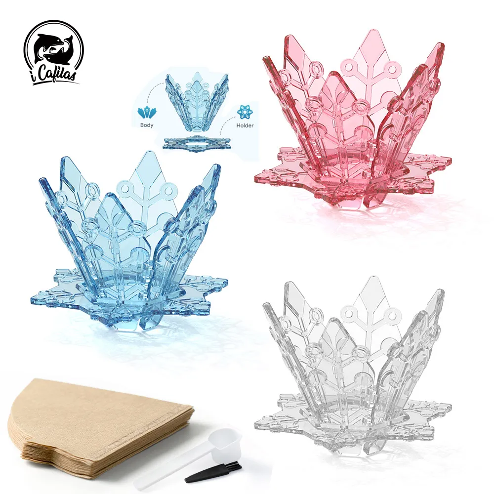 Portable-Foldable-Coffee-Dripper-with-v-60-Paper-Filter-Mini-Hand-Punch ...