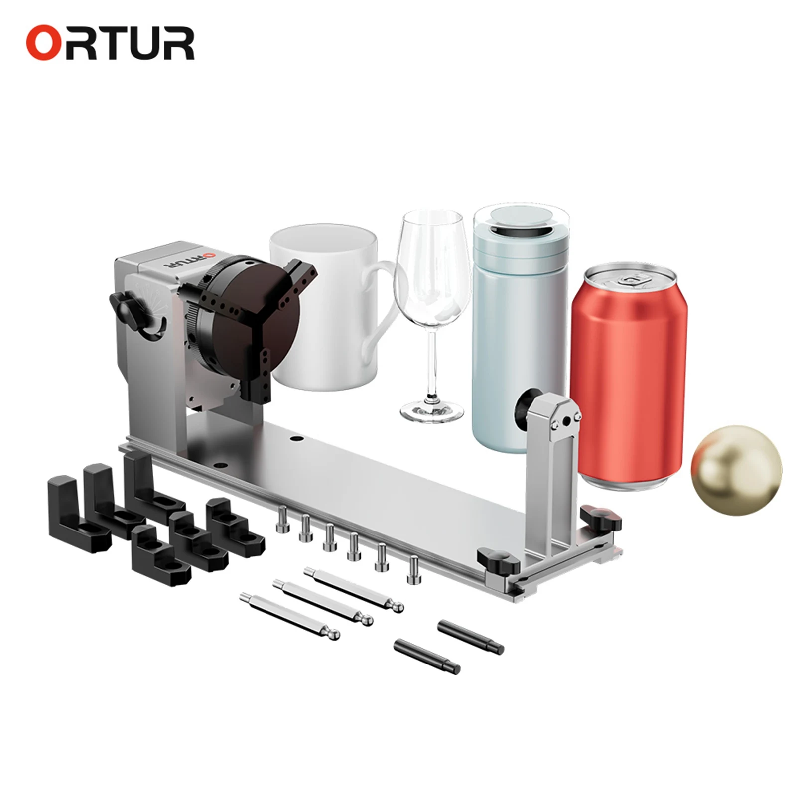 ORTUR-YRC1-0-New-Rotary-Roller-With-Chuck-360-Rotating-180-Horizontal ...