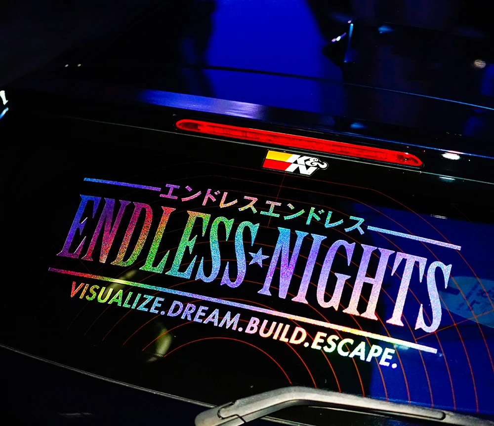 Car-Styling-Decals-for-ENDLESS-NIGHTS-Dream-Auto-Front-Rear-Windshield ...