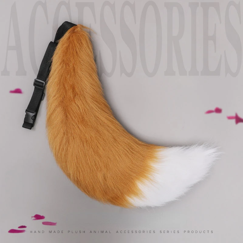 Adjustable-Belt-Fox-Tail-Kawaii-Wolf-Dog-Tail-Cosplay-Accessories-Party ...