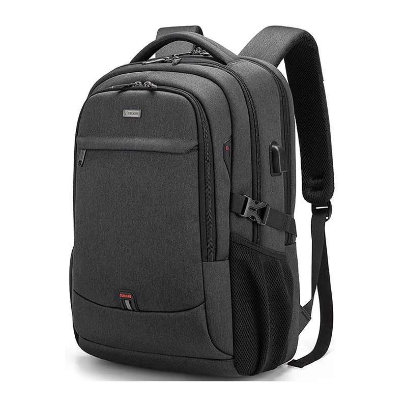 Laptop Backpack For Men 17.3''Large Capacity Backpack USB Port Bag ...