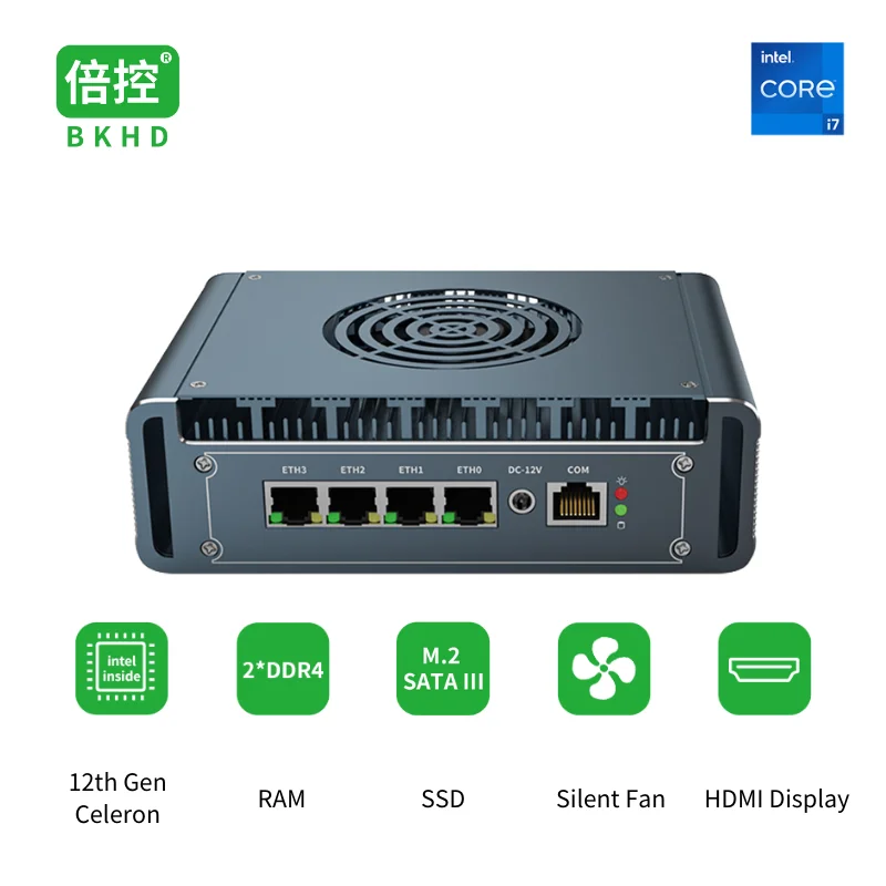 IkuaiOS G31F Silent Fan 12th Gen Core Household Commercial Router ...