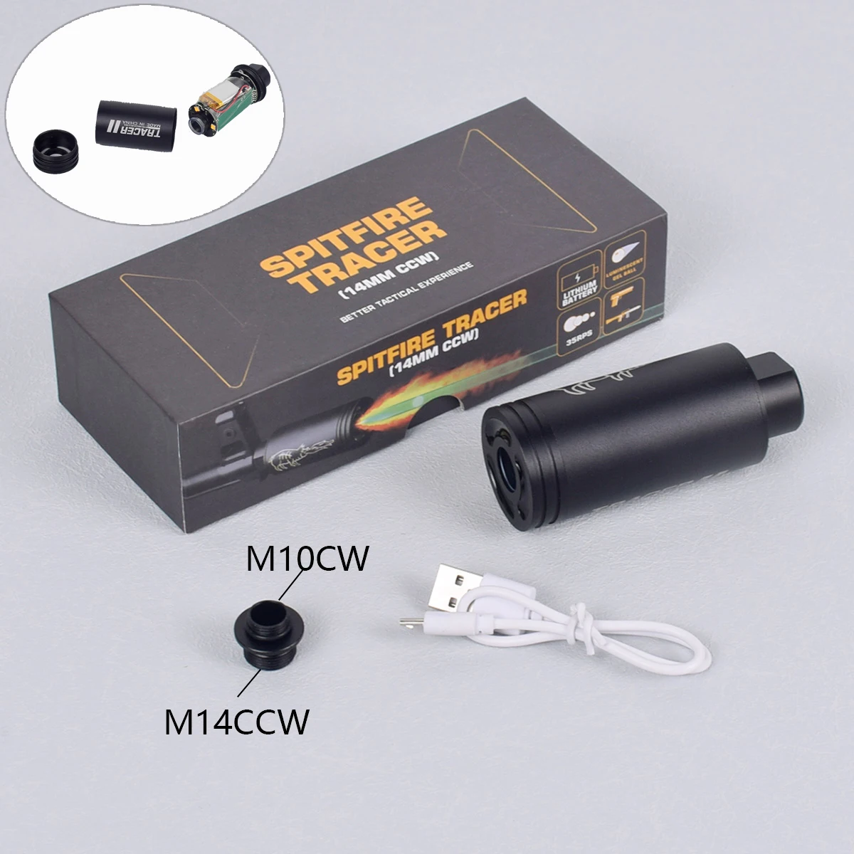 Tactical-Red-Laser-Sight-Adjustables-20mm-11mm-Rail-Picatinny-Spitfire-Tracer-14mm-CCW-10mm-CW ...