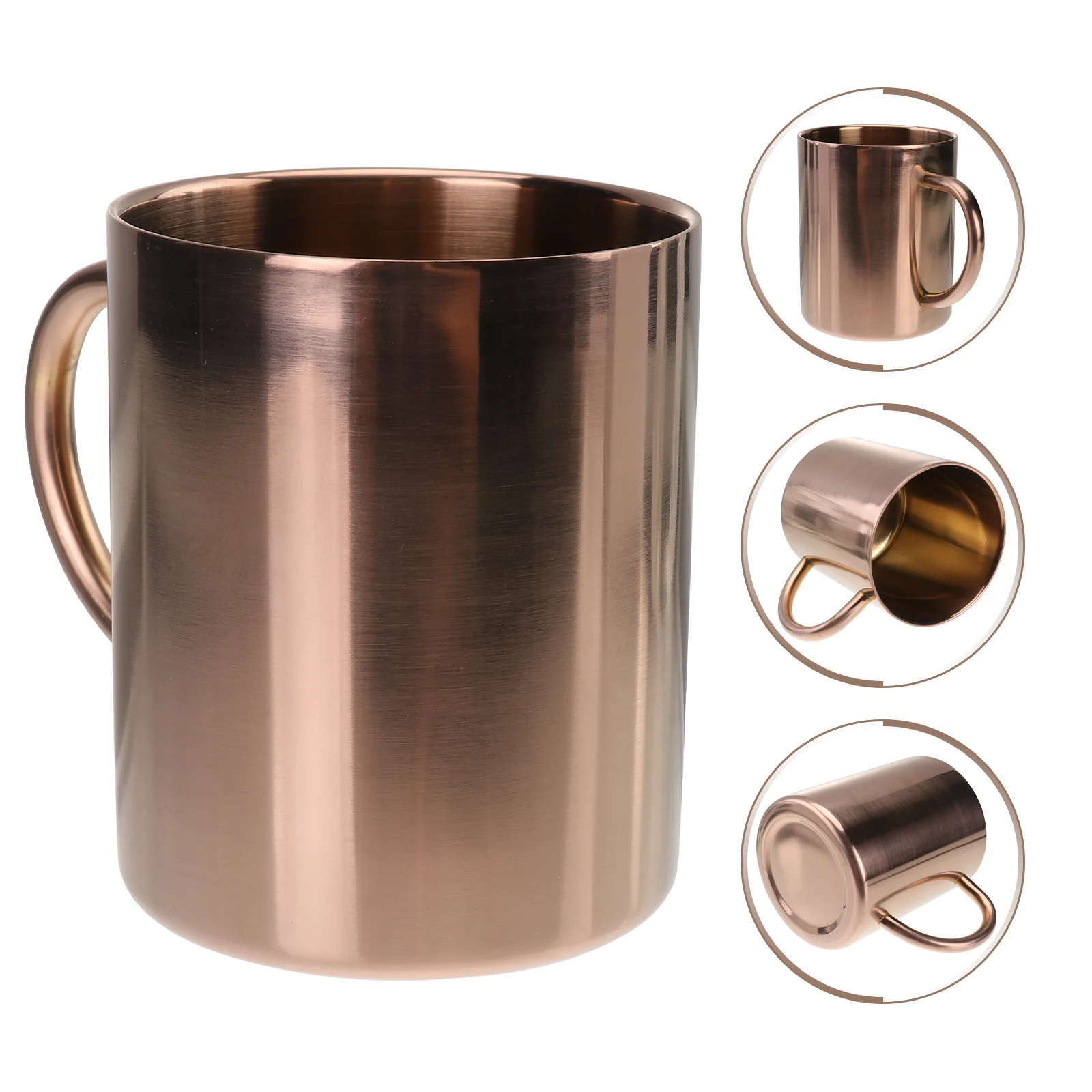 Copper Mug Moscow Mule Durable Coppery Beer Mugs Coffee Mug Cup