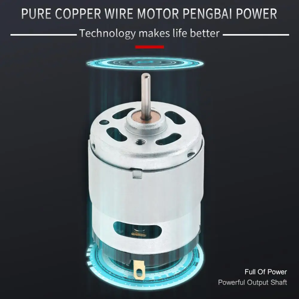 Rs360 Dc Motor 6V-12V 24000Rpm Nagysebességű Szén – FIXO.hu