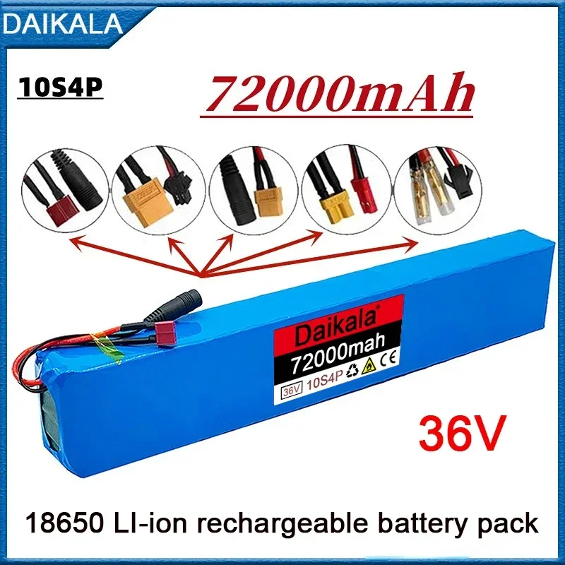 10s4p-36V-Lithium-Ion-Battery-Pack-72ah-42V-600W-30A-suitable-for ...