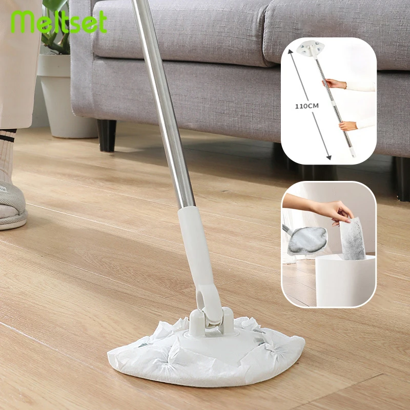 360-Rotating-Mop-Floor-Cleaning-Disposable-Replaceable-Floor-Cloths-Mop ...
