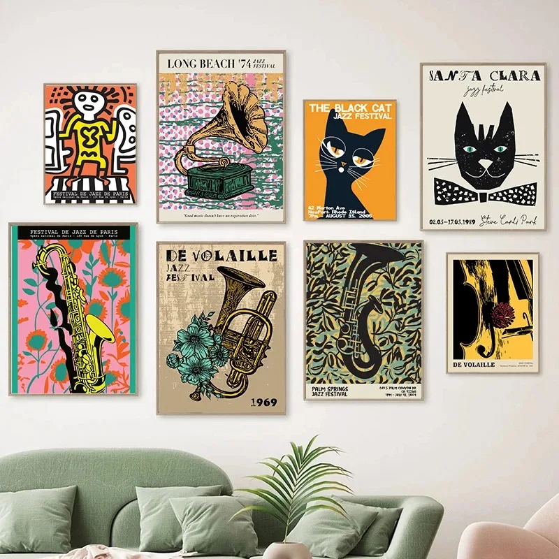 Jazz Instrument Paintings