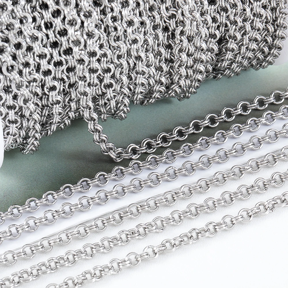 1-Meter-New-Stainless-Steel-Small-Circle-Chain-Double-Ring-Loops-Chain ...