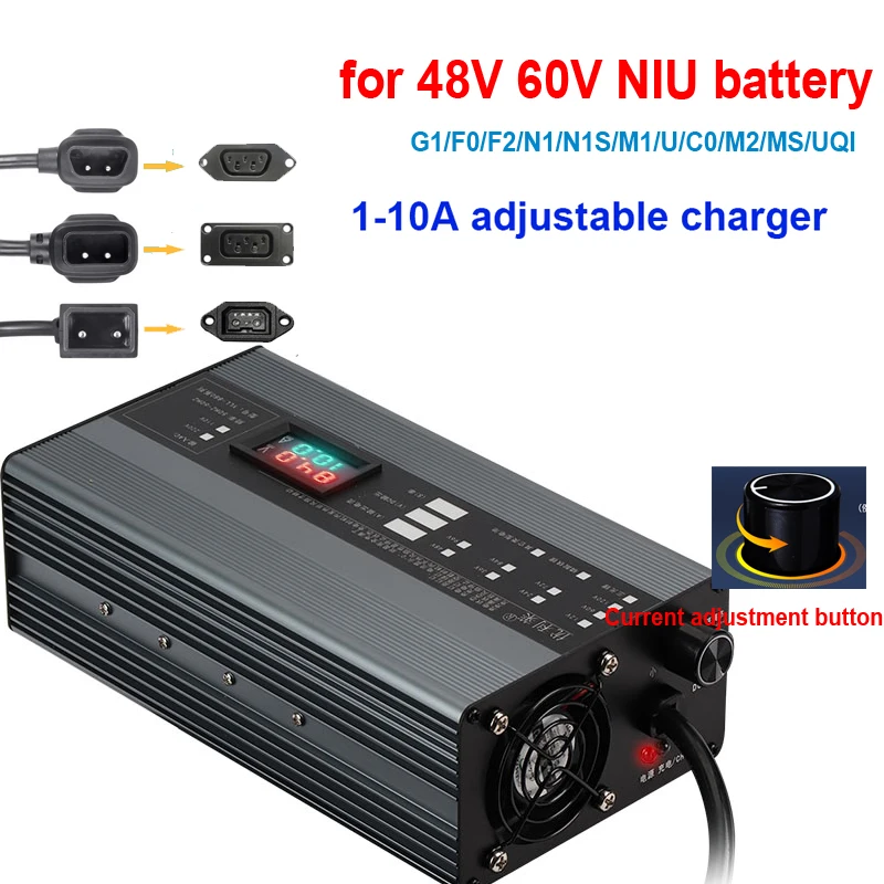 1-10A-adjust-charger-48V-10A-5A-3A-60V-8A-4A-NIU-battery-charger-with ...