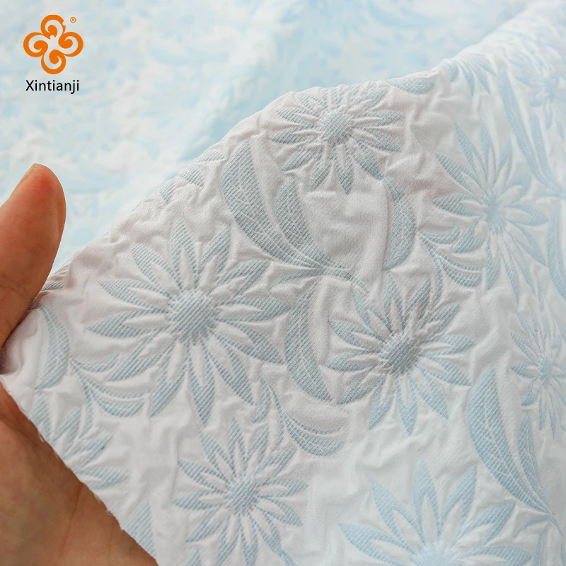 Tela-con-relieve-3D-de-flores-para-ni-os-Jacquard-para-vestidos-de ...