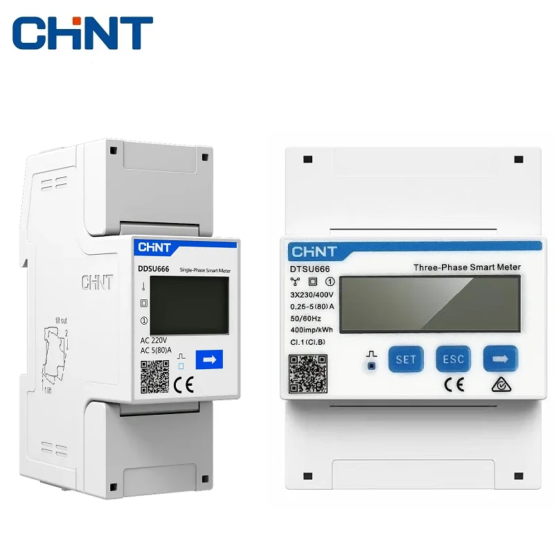 CHINT-DDSU666-DTSU666-Multifunction-Power-Meter-Programable-V-A-W-KWH ...