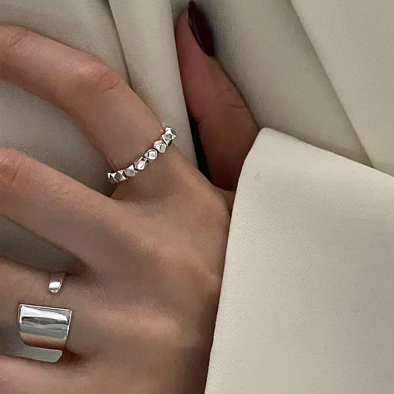 925 Sterling Silver Wide Ring Women | 925 Sterling Silver Accessories ...
