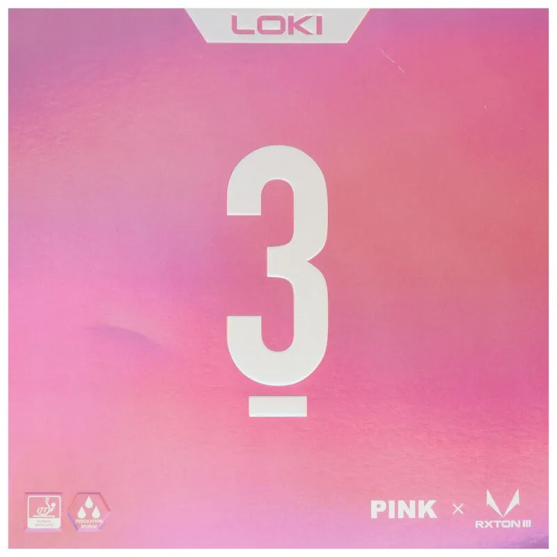 Original LOKI RXTON 3 MAX BLUE PINK Table Tennis Rubber COLORFUL RXTON ...