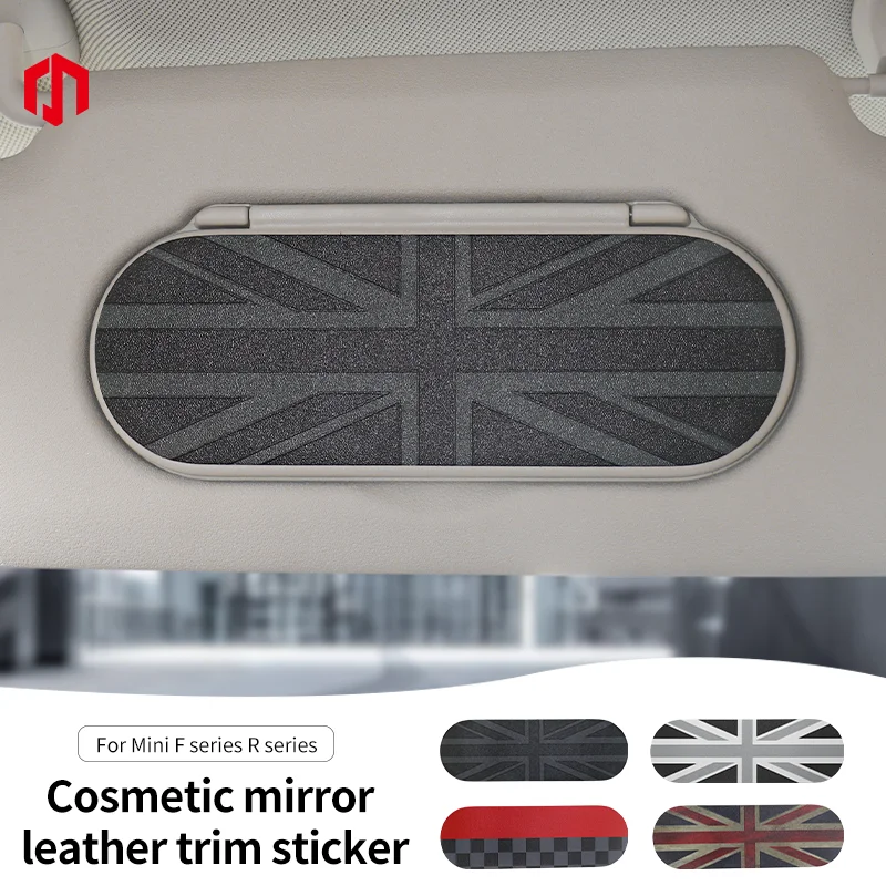 Car Sun Visor Leather Sticker For Mini Cooper R56 R55 R60 F56 F55 F54 ...