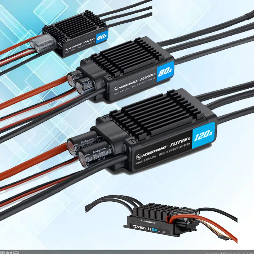 Hobbywing FlyFun Speed Controller V5 80A 60A 110A 120A 130A 160A ...