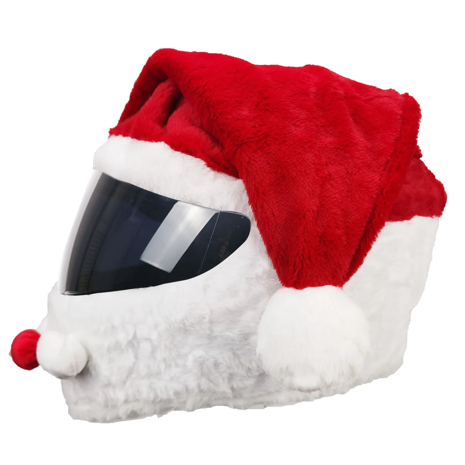 Cute-cartoon-fluffy-motorcycle-helmet-protective-cover-fully-enclosed ...