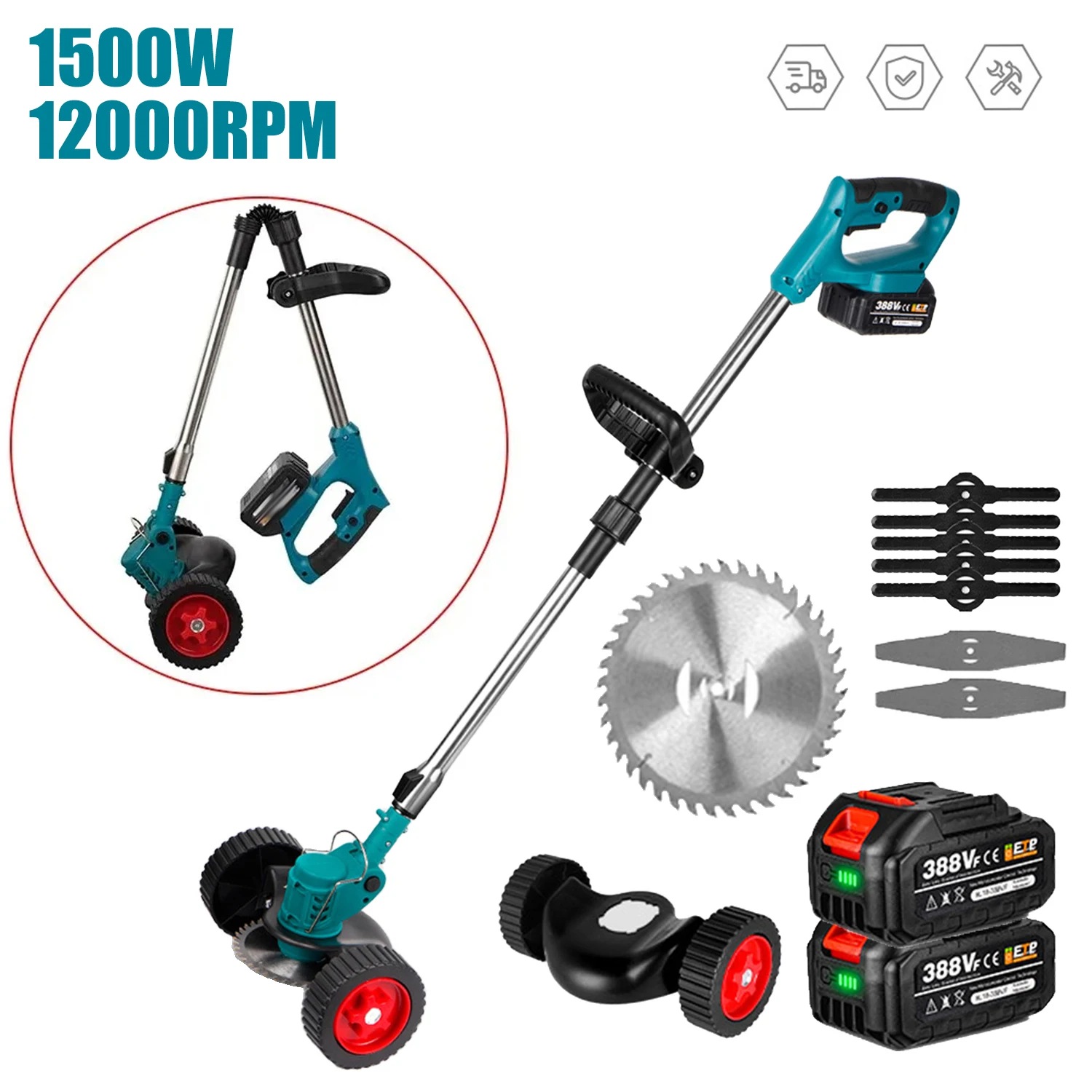 1500W-Wireless-Electric-Lawn-Mower-with-Battery-Foldable-Cordless-Grass ...