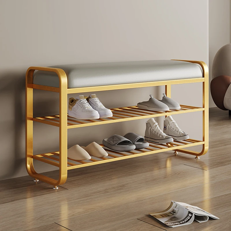 Living Room Shoe Changing Stool Simple Shoe Changing Stool Coat Rack ...