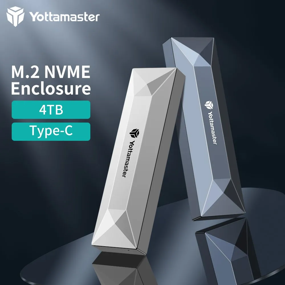 Yottamaster-TR4-Dual-Protocols-M-2-NVMe-SATA-Enclosure-to-USB-3-1-Type ...