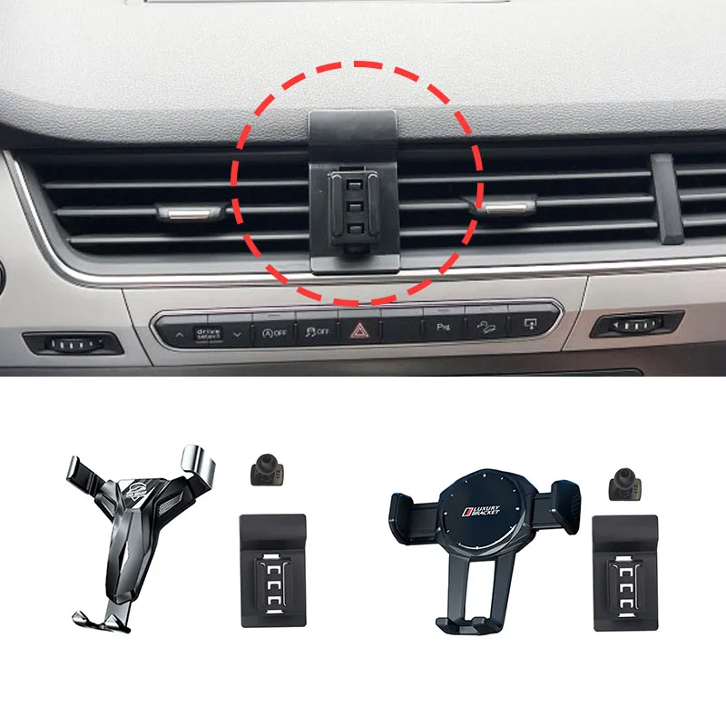 Car-Phone-Holder-For-AUDI-Q7-4M-2016-2017-2019-Fixed-Bracket-Base ...