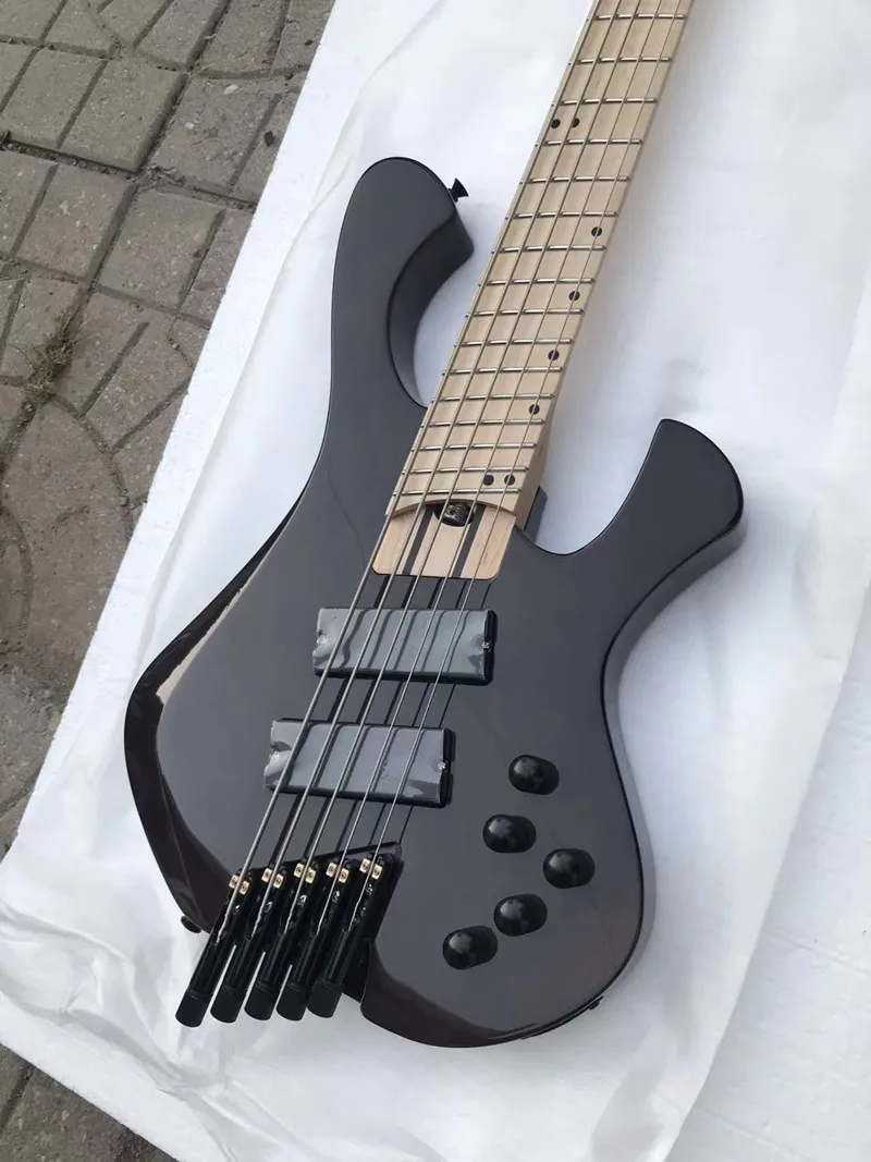 Factory export,High quality 5 string headless electric bass guitar ...
