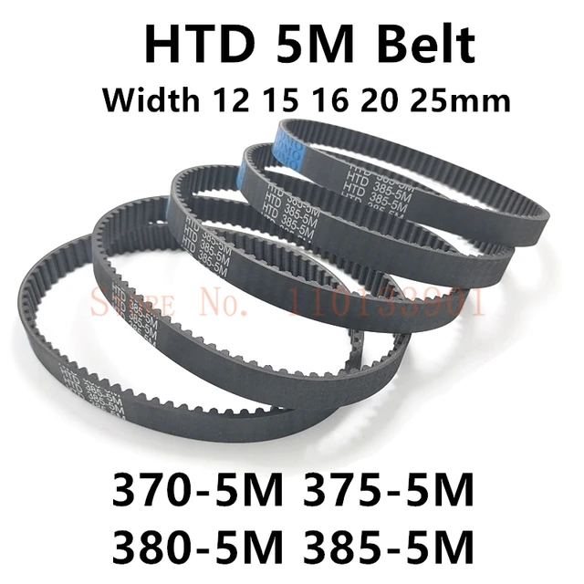 HTD 5M Synchronous Timing Belt C=1270/1290/1295/1300 Width, 46% OFF