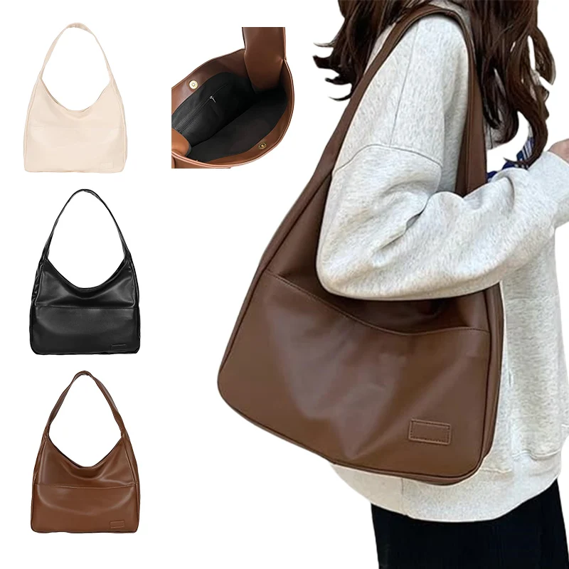 Fashion-French-Solid-Color-Tote-Bags-Autumn-New-Shoulder-Bags-Female ...