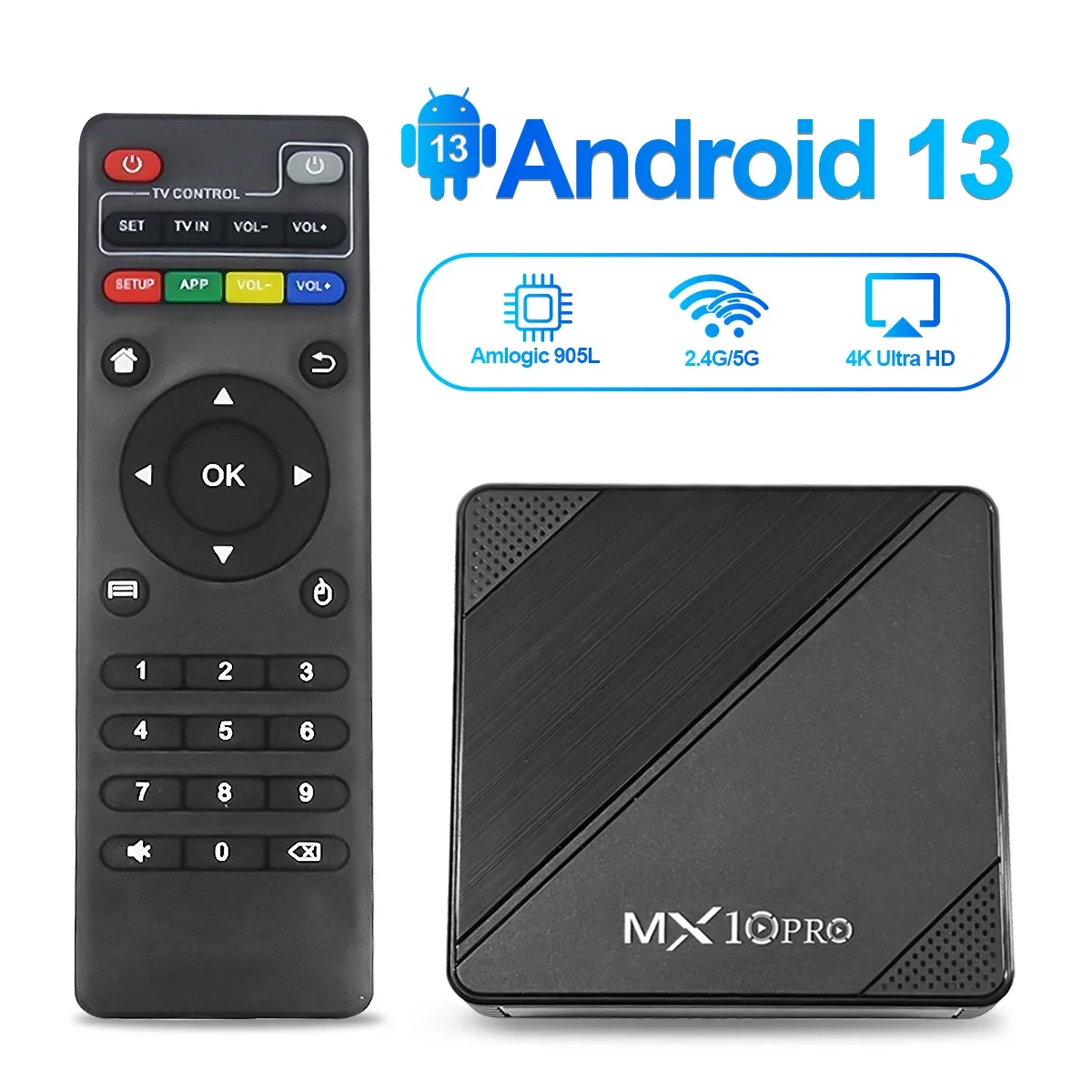 Transpeed-Android-13-TV-Box-RAM-1GB-ROM-8GB-Smart-Set-Top-Box-Support ...