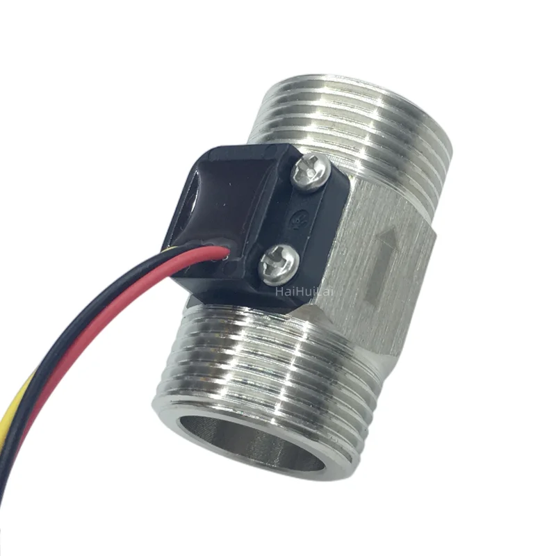 Baru Panas 45MM G 3/4 Baja Tahan Karat DN20 Sensor Aliran Air Benang ...