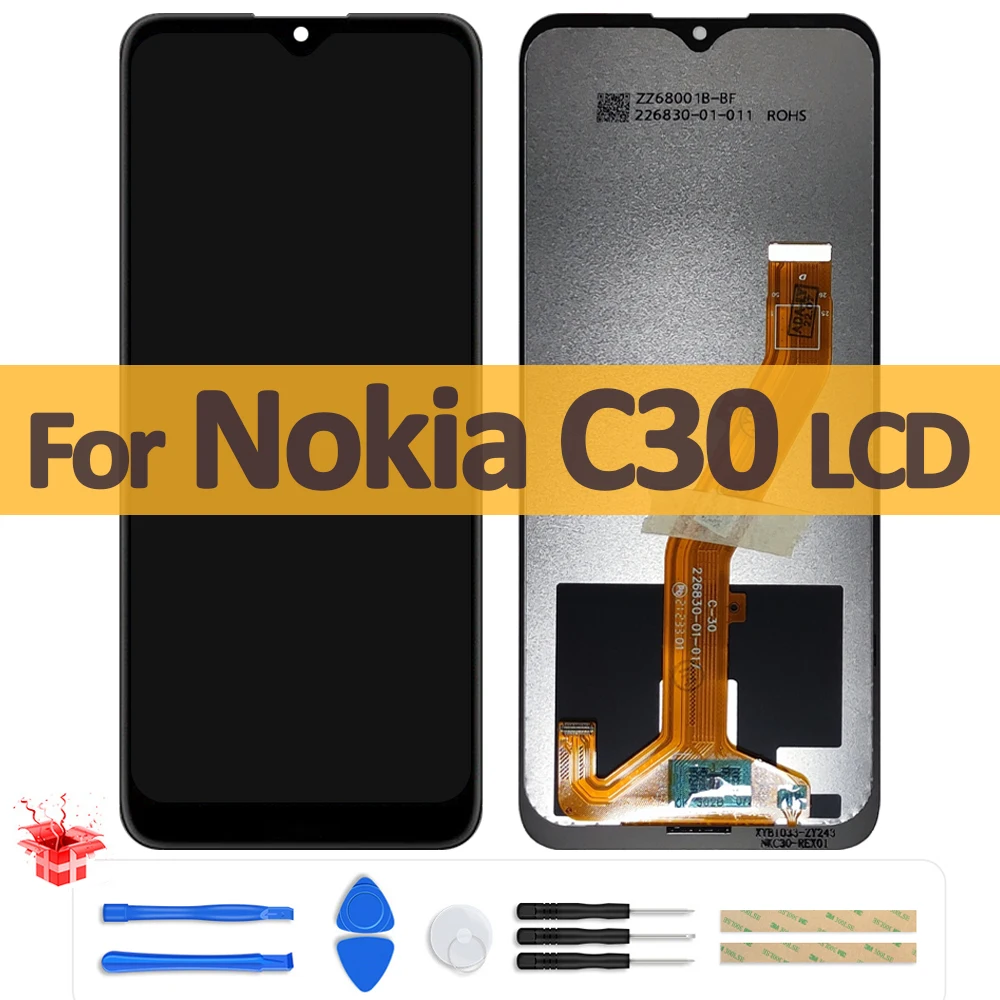 6.82" Original LCD For Nokia C30 LCD Display TA-1357 TA-1377 TA-1369 TA ...
