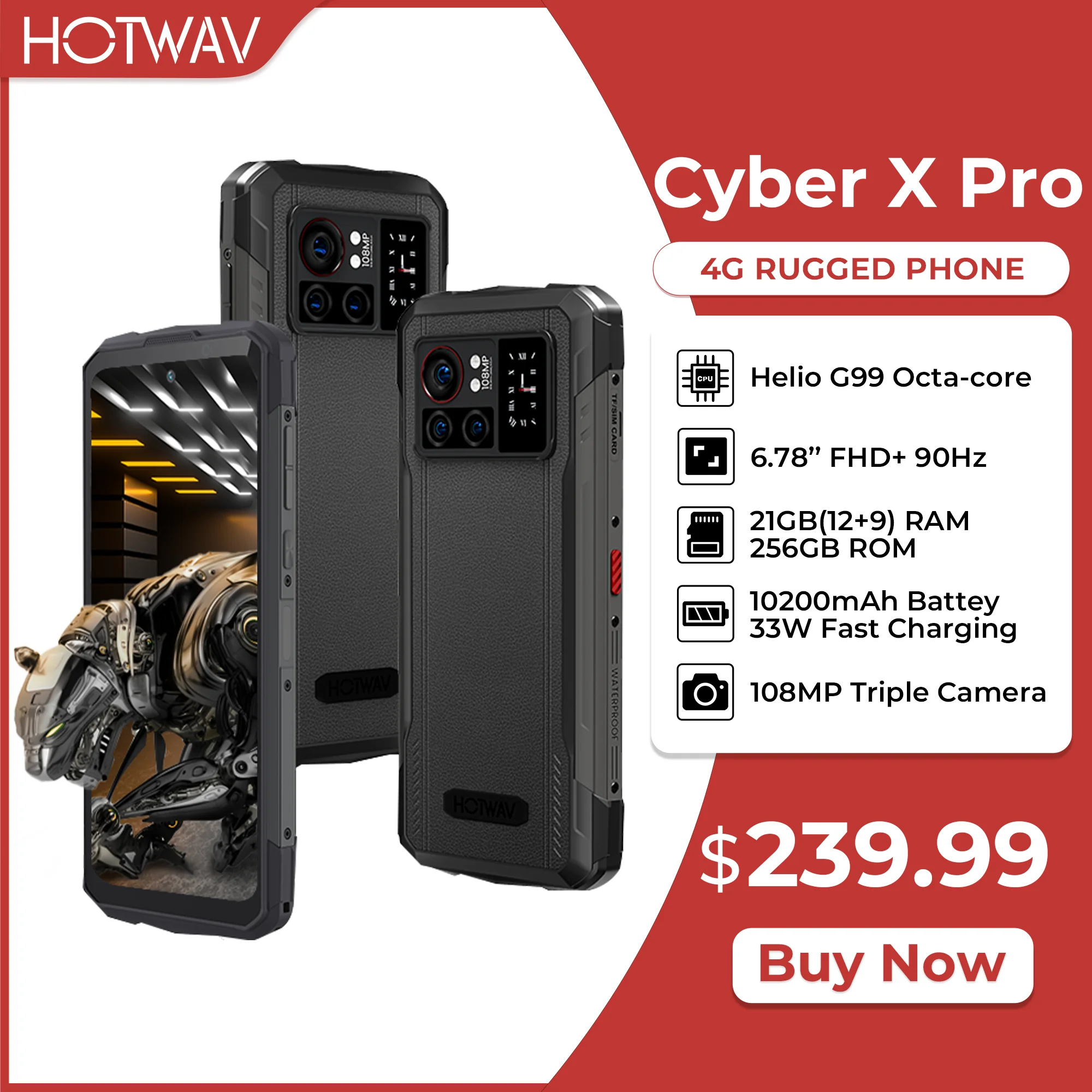 HOTWAV-ciber-X-Pro-Rugged-G99-12GB-256GB-6-78-pulgadas-FHD-90Hz-Android ...