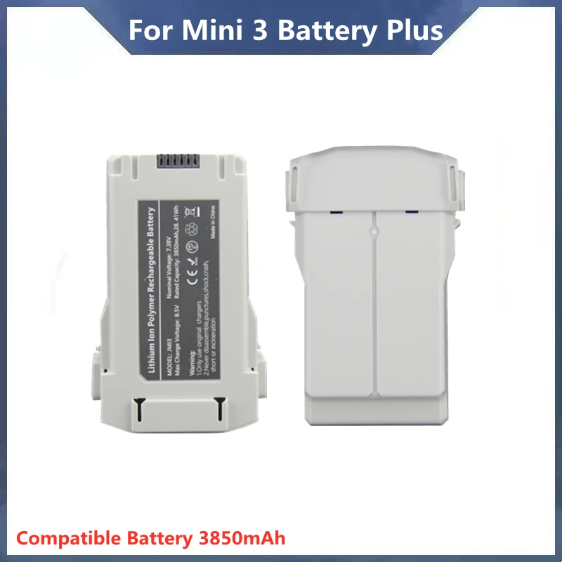 For Mini 3 Battery Plus Capacity 3850mAh Flight Time 47 Minutes ...