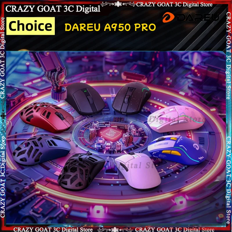 Dareu-mouse-para-jogos-sem-fio-a950-pro-4k-rgb-port-til-bluetooth-Tri ...