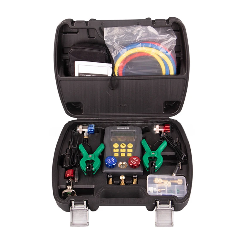 Pressure-Gauge-Refrigeration-Digital-Vacuum-Pressure-Manifold-Tester ...