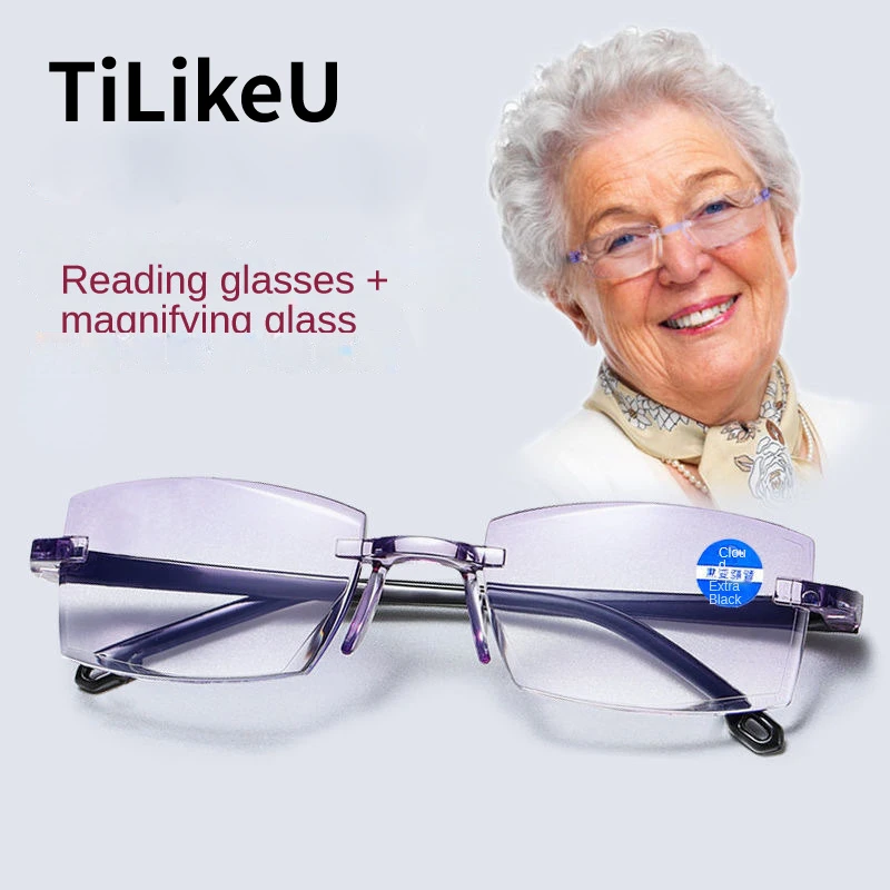 New-Models-Rimless-Presbyopia-Glasses-Anti-Blue-Light-Presbyopia ...
