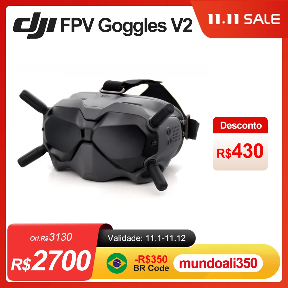 Dji Fpv Goggles V2 Vr Glasses Digital Fpv System Long Distance Digital ...