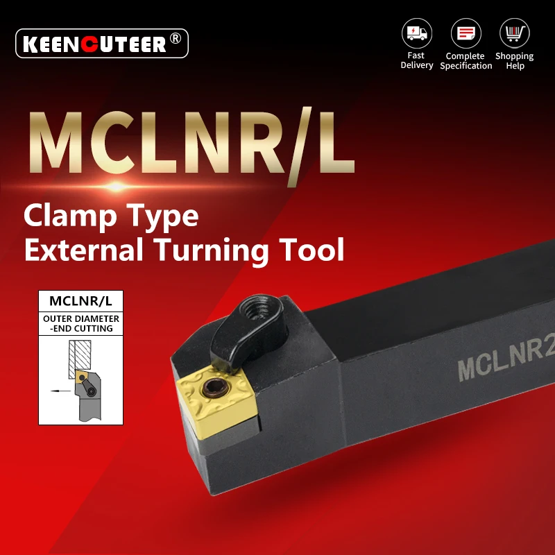 MCLNR1616 MCLNR2020 MCLNR2525 MCLNR3232 External Turning Tool MCLNR ...