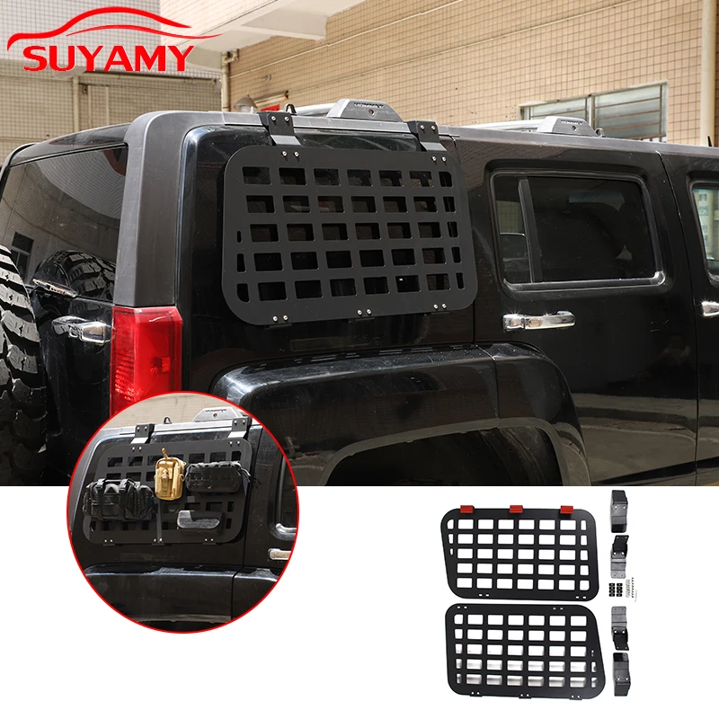 For-2005-2009-Hummer-H3-Aluminum-Alloy-Car-Trunk-Bilateral-Bag-Rack-Car ...